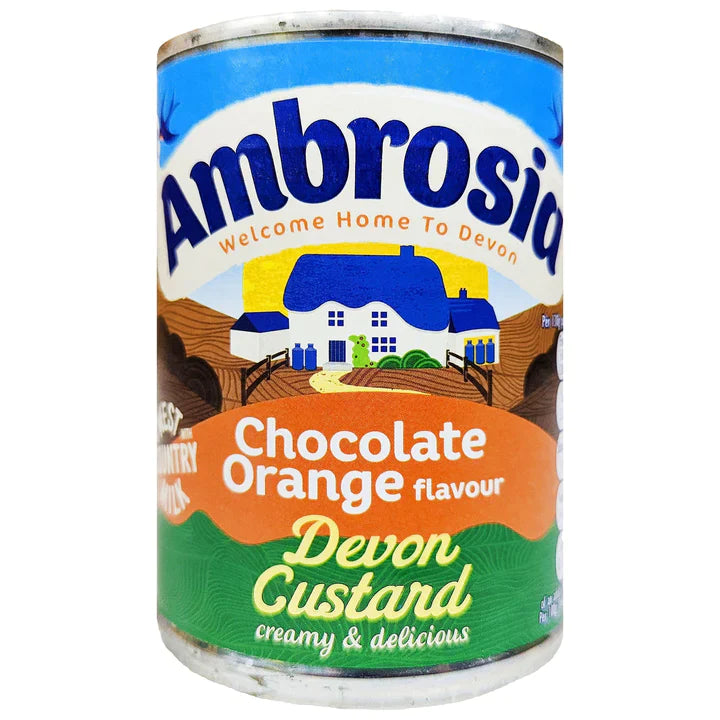 Ambrosia Devon Custard - Chocolate Orange (400g) — Candy Bouquet of St ...