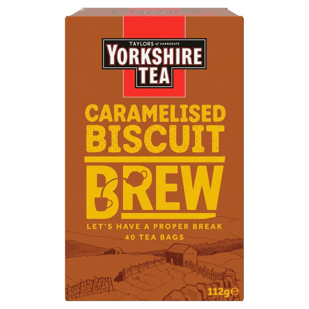 Taylors of Harrogate Yorkshire Tea - Caramelized Biscuit Brew (40 tea