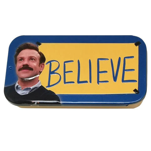 Ted Lasso Believe Blue Raspberry Candy Tin 17g