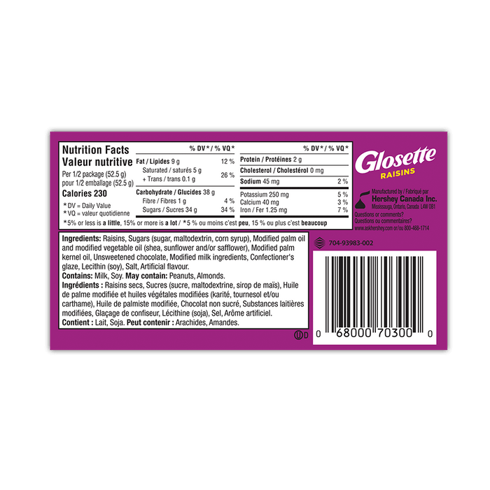 Hershey's® Glosette Chocolate Covered Raisins (105g) — Candy Bouquet of ...