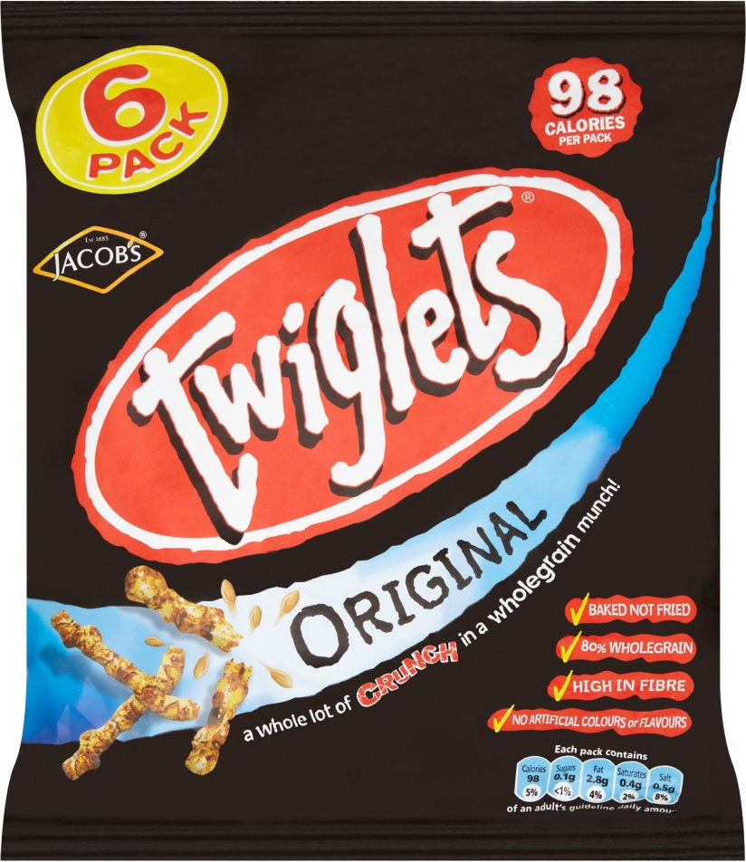 Jacobs Twiglets Original - 6-Pack (120g)