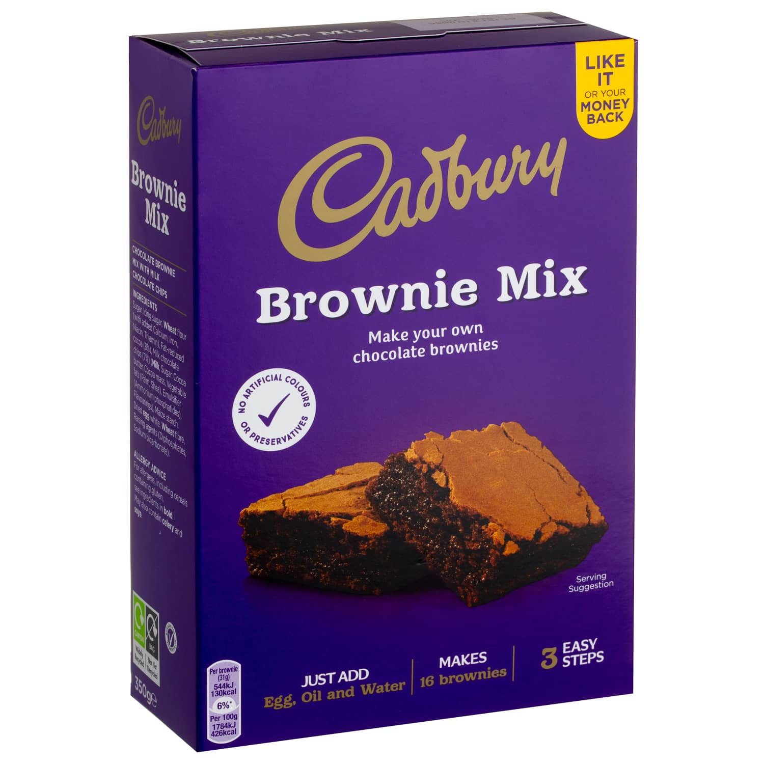 Cadbury Brownie Baking Mix (350g)