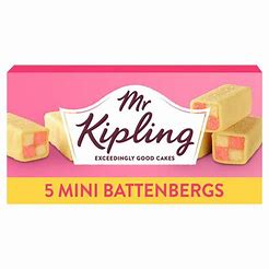 Mr Kipling Mini Battenberg - 5-Pack (163g)