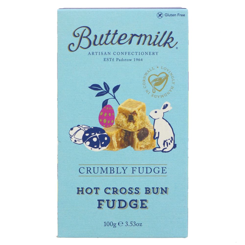 Buttermilk Crumbly Fudge - Hot Cross Bun (100g)