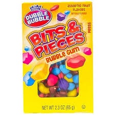 Dubble Bubble Bits & Pieces Bubble Gum (65g)