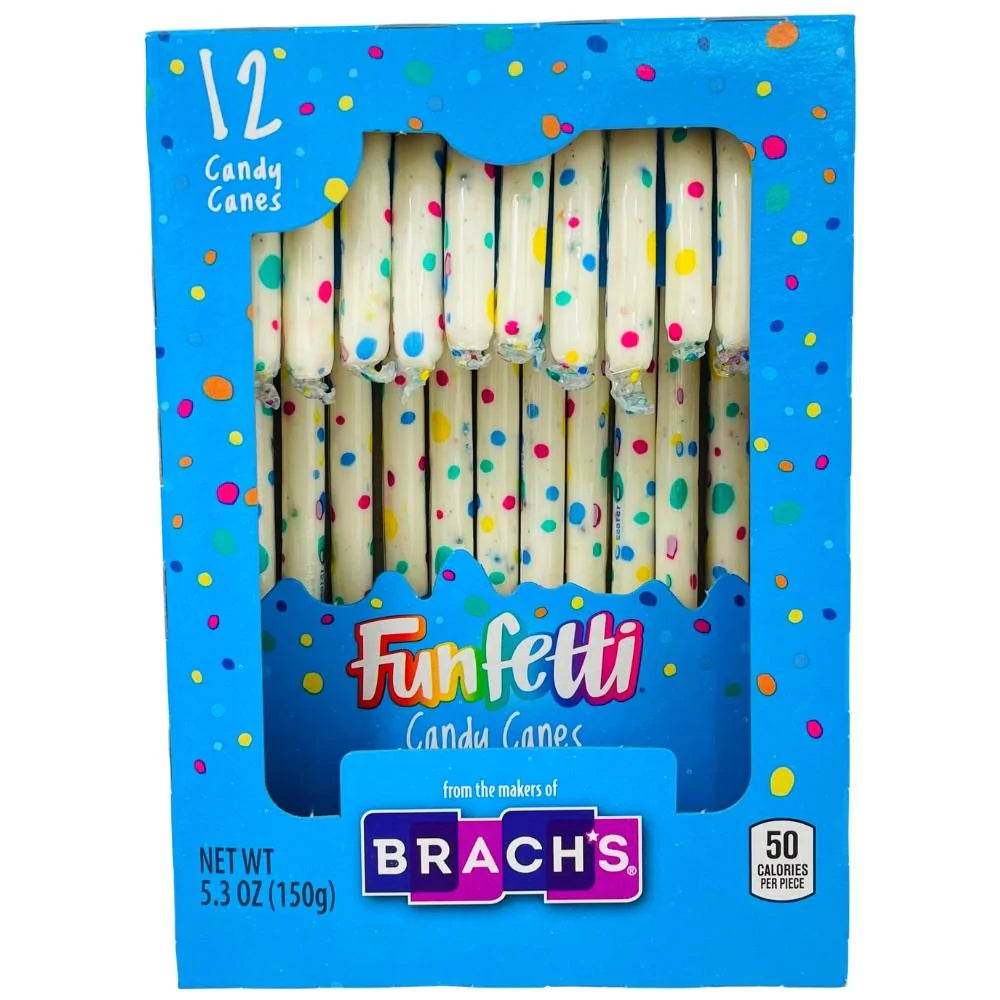 Brachs Funfetti Candy Canes (12 Count)