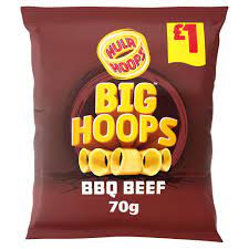 Hula Hoops Big Hoops - BBQ Beef (70g)