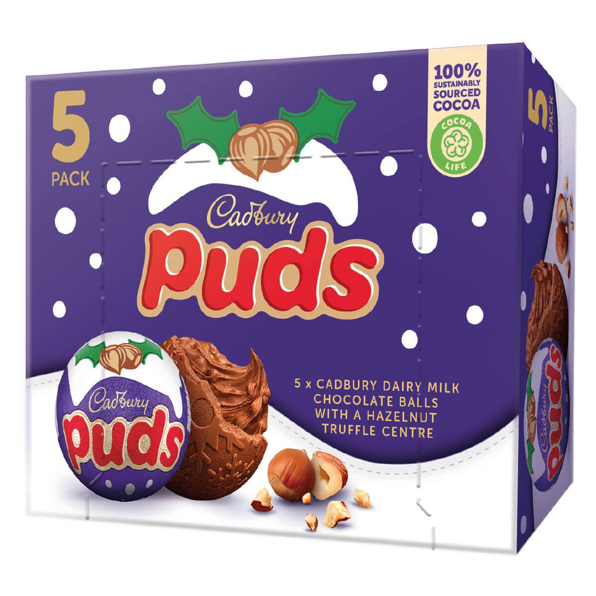 Cadbury® Dairy Milk Puds 5-Pack (5x35g)