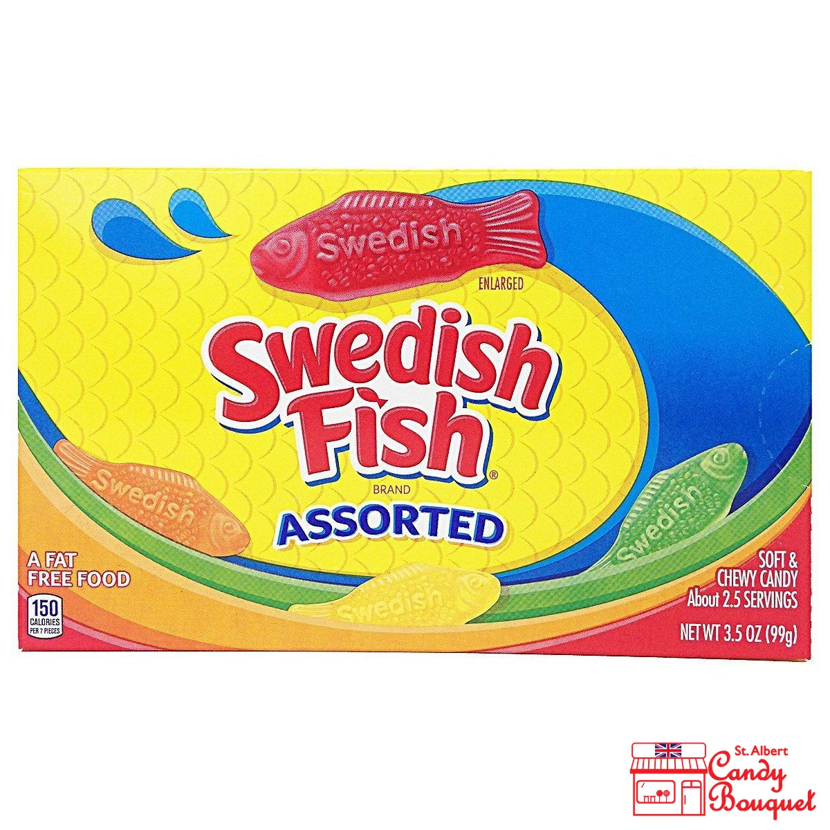 Swedish Fish Assorted Flavours (99g) — Candy Bouquet of St. Albert